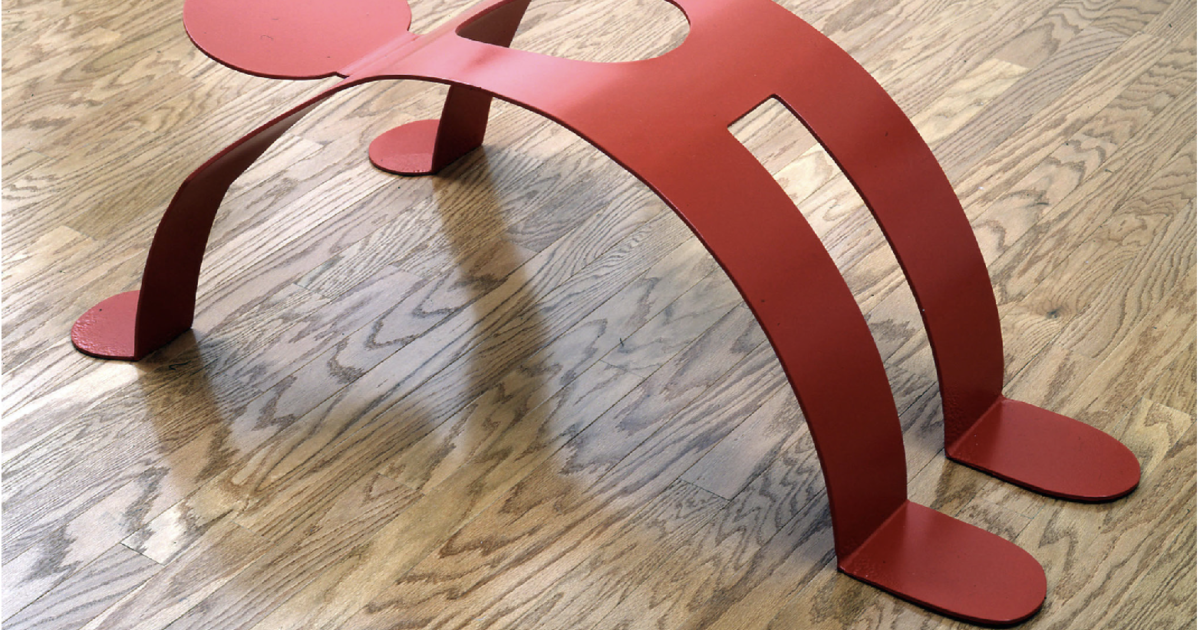 Untitled (Red Arching Figure) - Keith Haring | Archeus Post-Modern