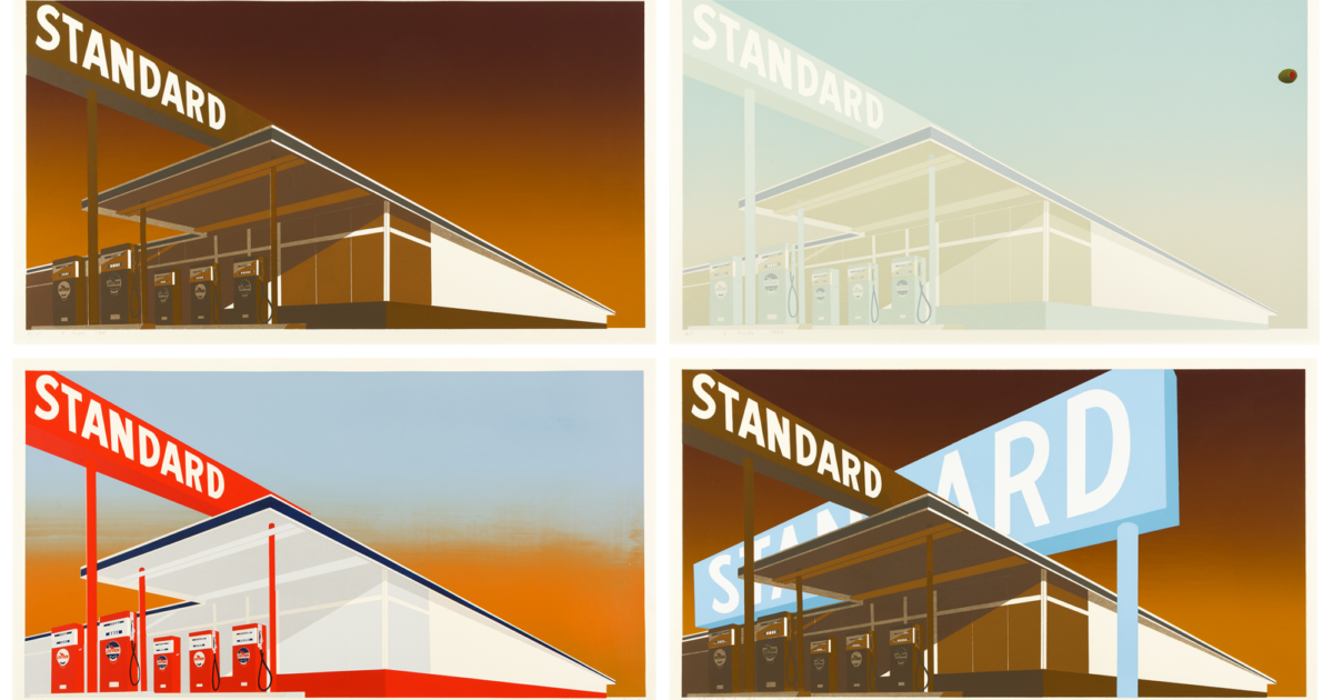 Ed Ruscha | Rare Original Standard Station Prints For Sale | Archeus ...