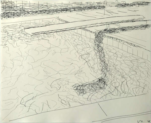 David Hockney Original Works On Paper | Ink Drawings & Watercolours By ...