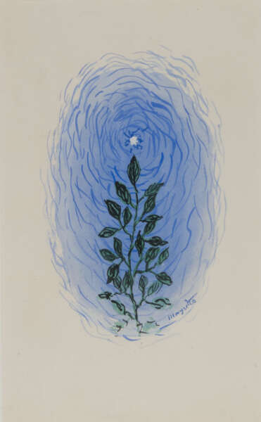 René Magritte (1898-1967) | Plant with Flowers and Leaves, c.1946 ...